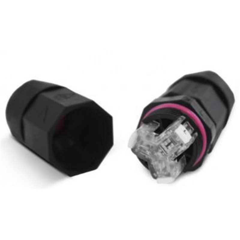Connecteur étanche automatique IP68 250V 16A noir 3 fils monobloc