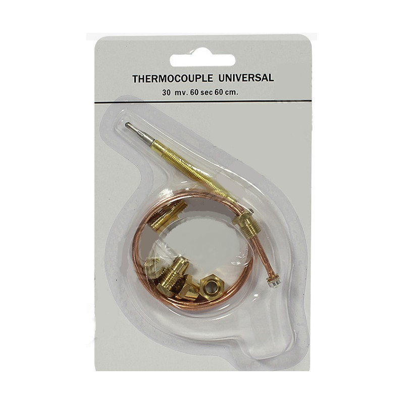 THERMOCOUPLE UNIVERSEL 0.60M avec multi-embouts