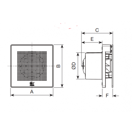 Extracteur intermittent EVO VORTICE Ø100 mm